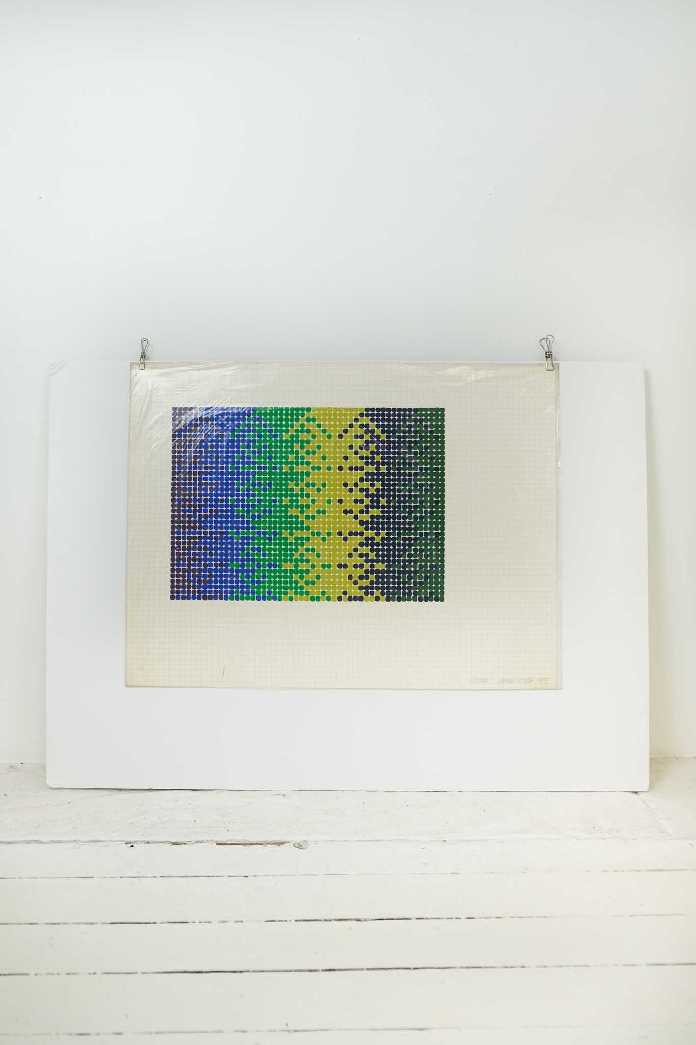 David Roth 1974 Signed Artist Proof Serigraph Print – renewfinds