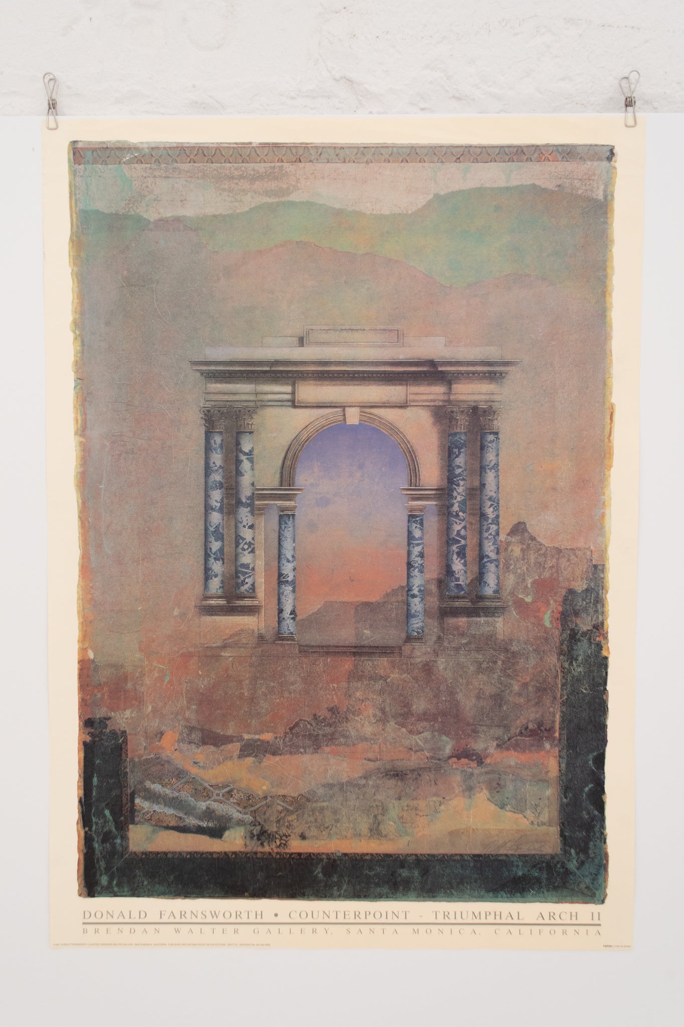 Donald Farnsworth "Triumphal Arch II" 1991 Print – renewfinds