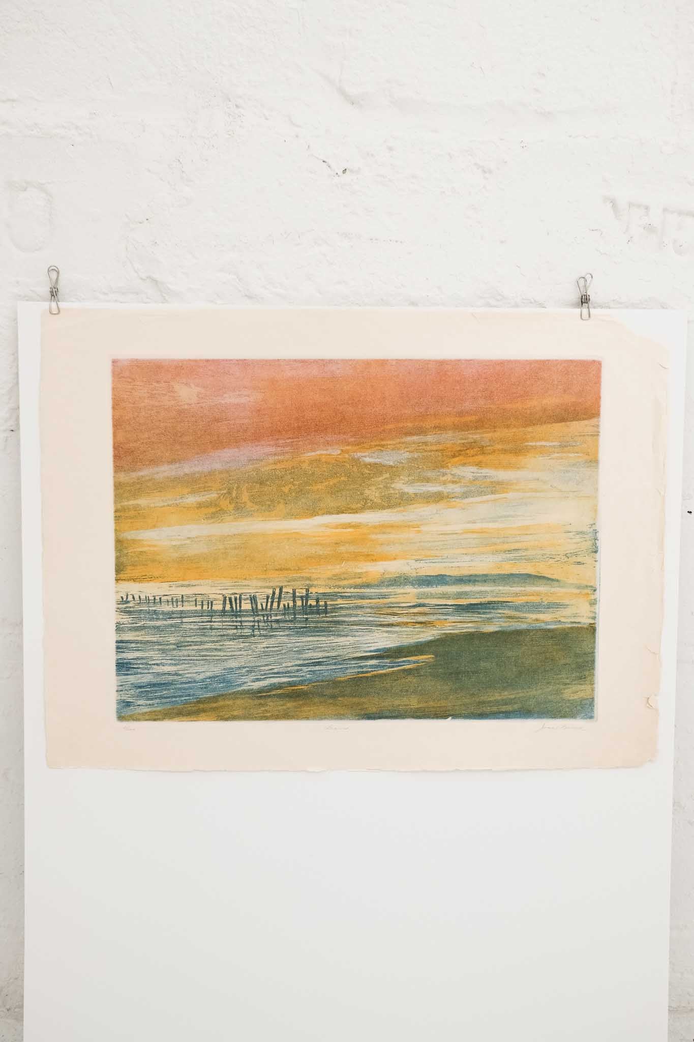 Joan Purcell Signed Lithograph Print – renewfinds