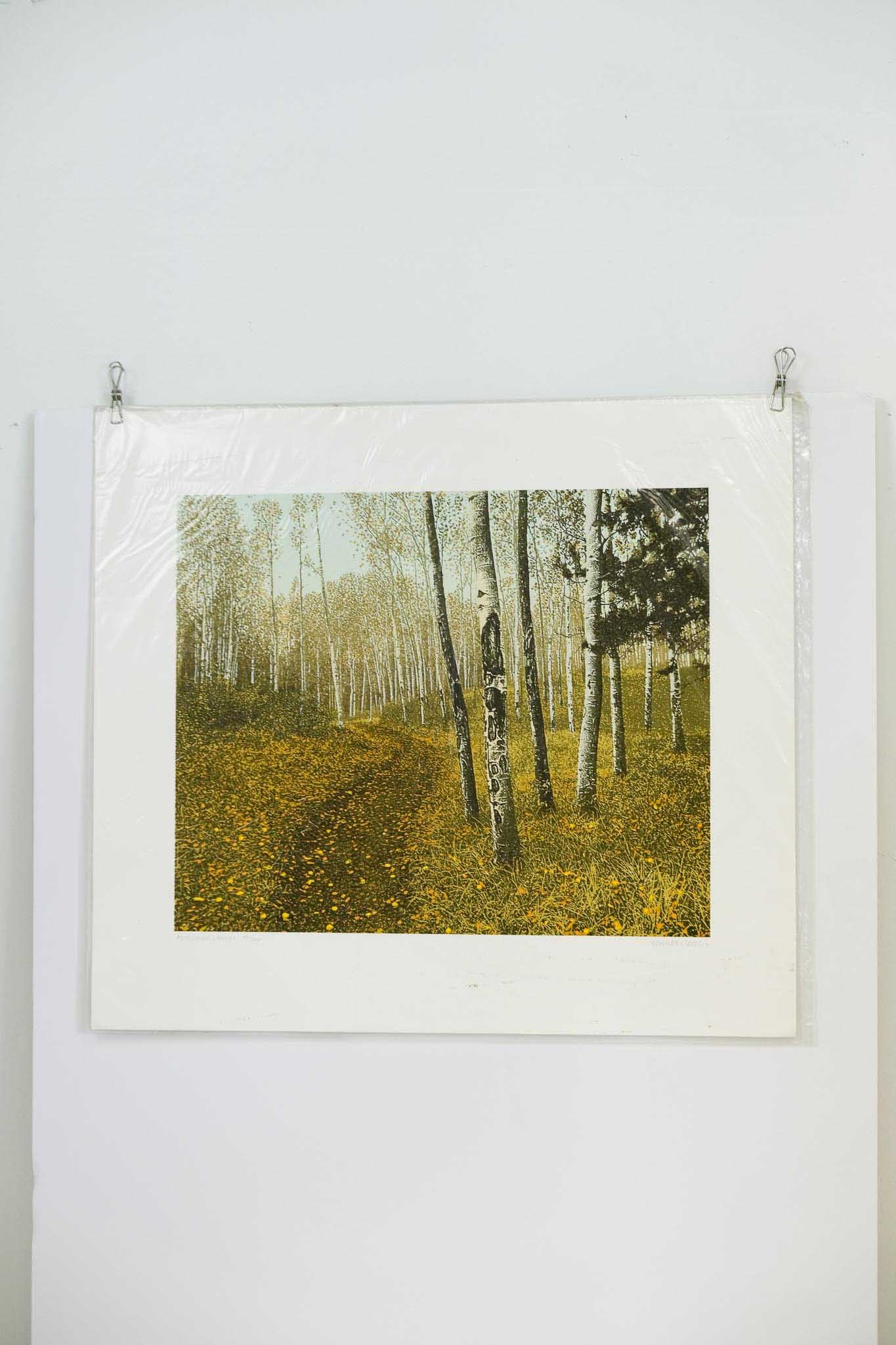 Kenneth Leech "Autumn Leaves" Screenprint – renewfinds