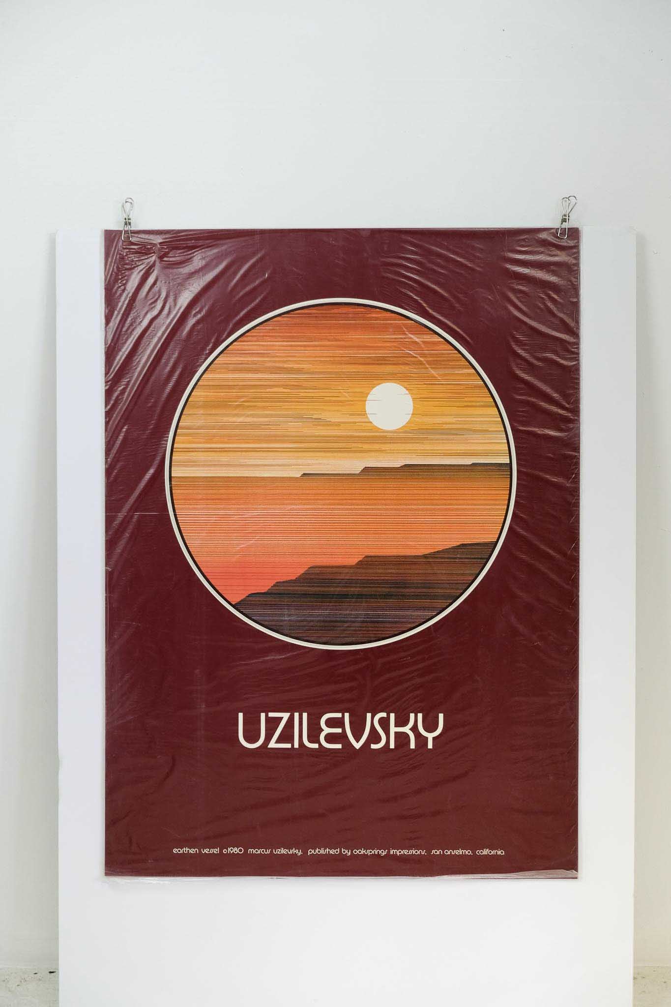 Marcus Uzilevsky "Earthen Vessel" 1980 Serigraph Print – renewfinds