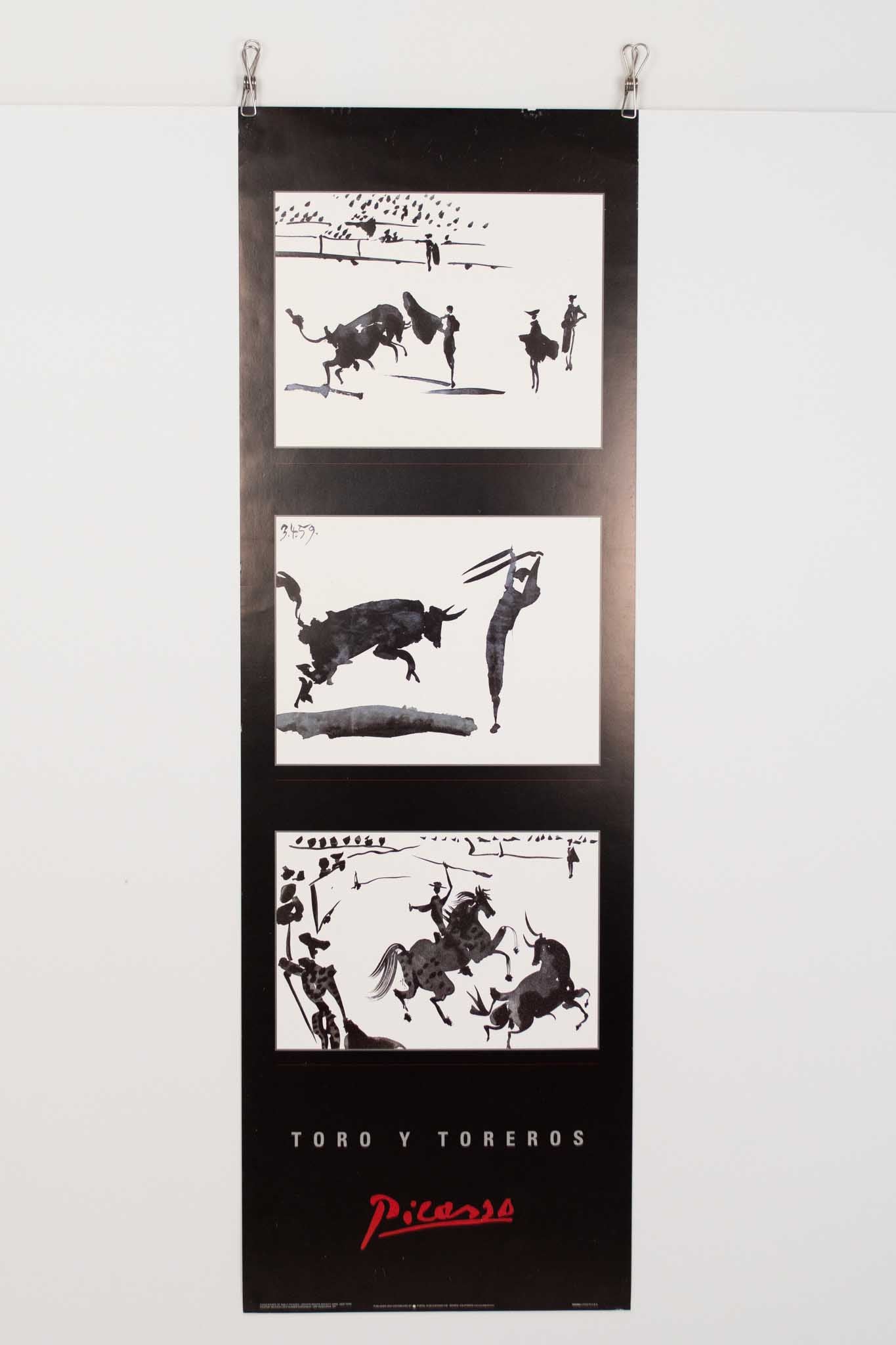 Pablo Picasso "Toro y Toreros" Print – renewfinds