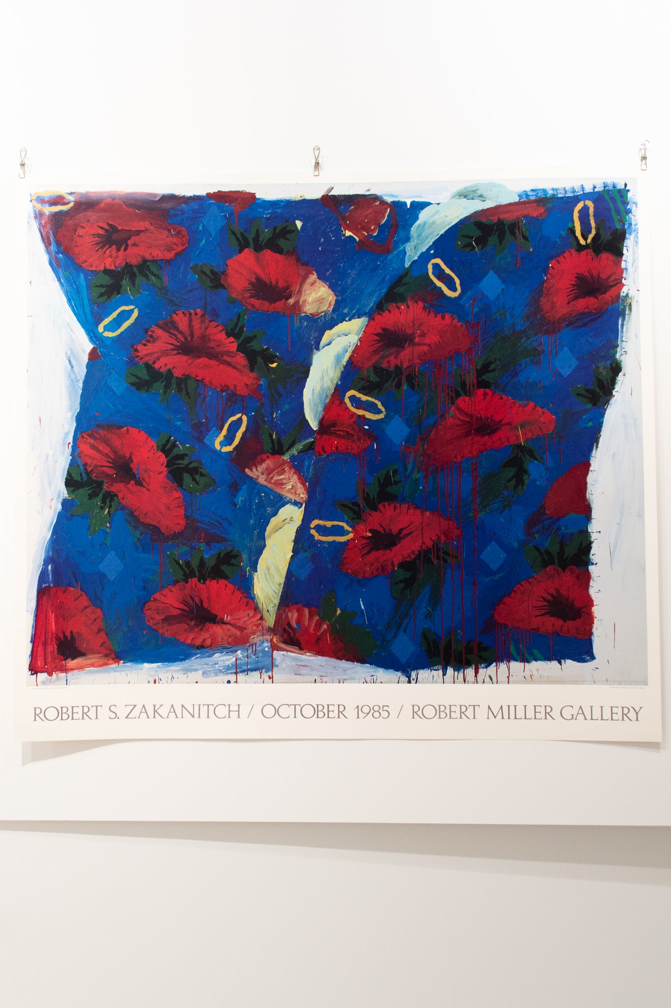 Robert Zakanitch 1984 "Tropper" Robert Miller Gallery Print – renewfinds