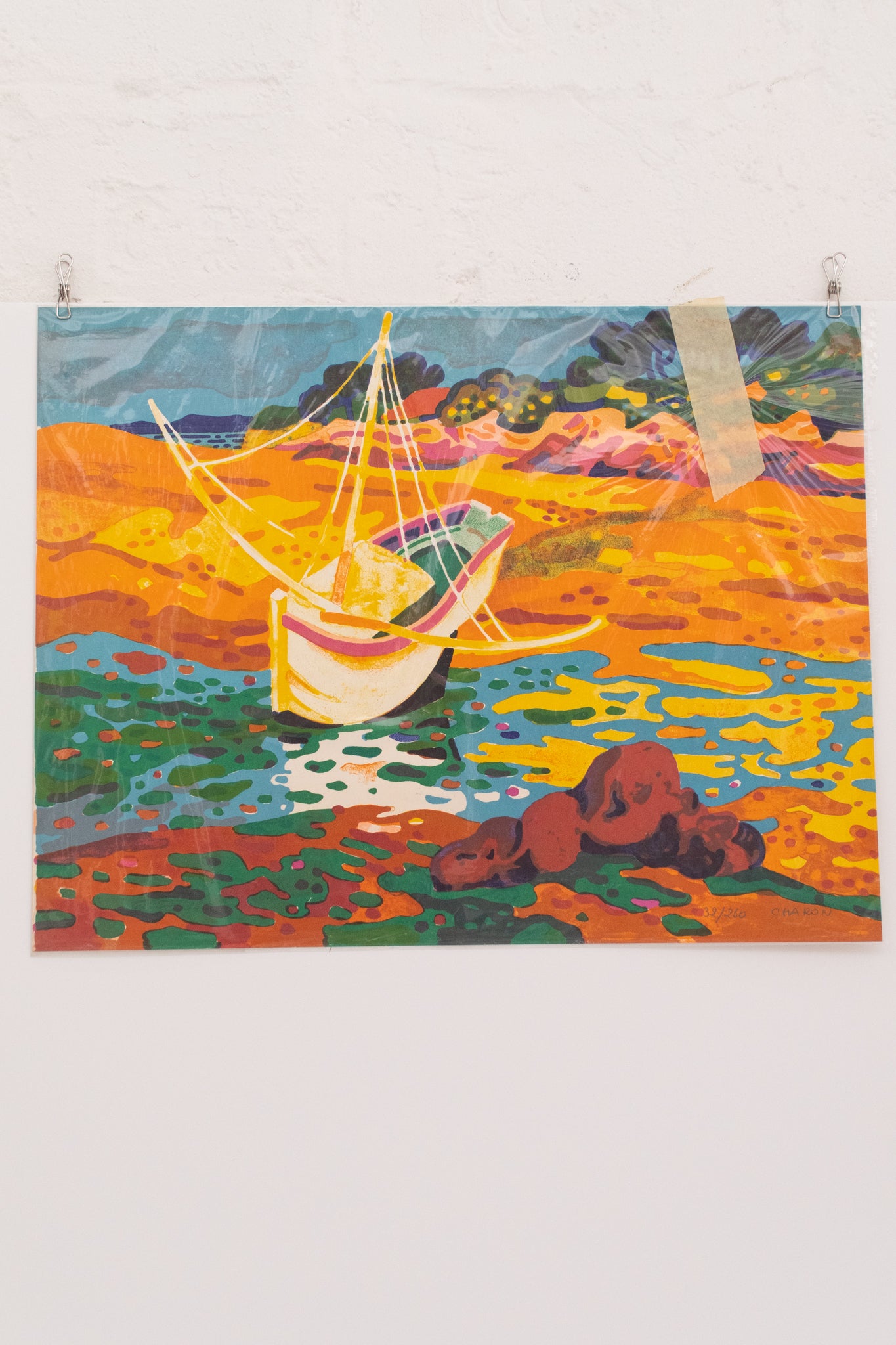 Untitled Lithograph Print by Guy Charon Print – renewfinds