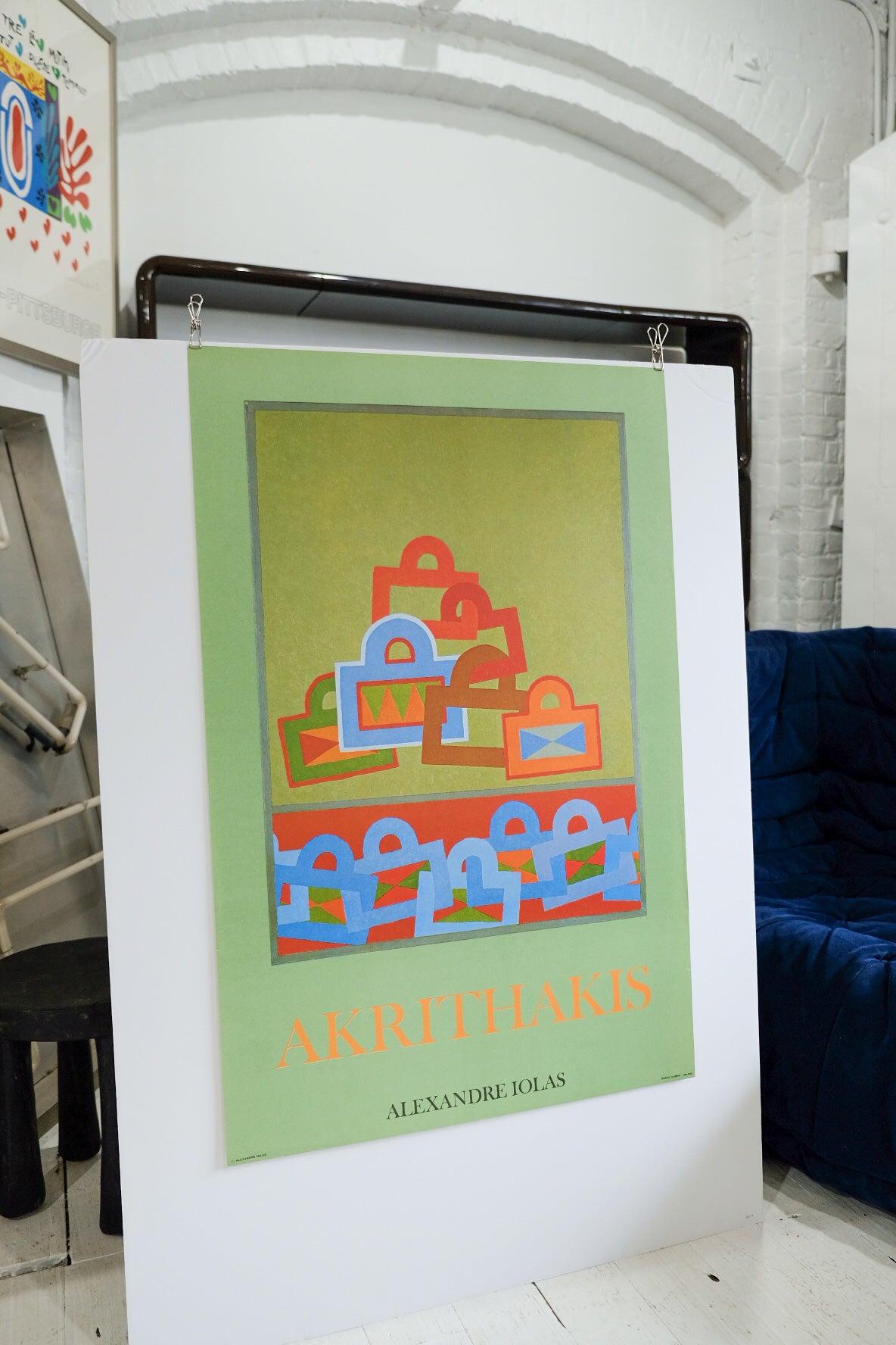 Akrithakis Original Lithograph Print Alexander Iolas – renewfinds