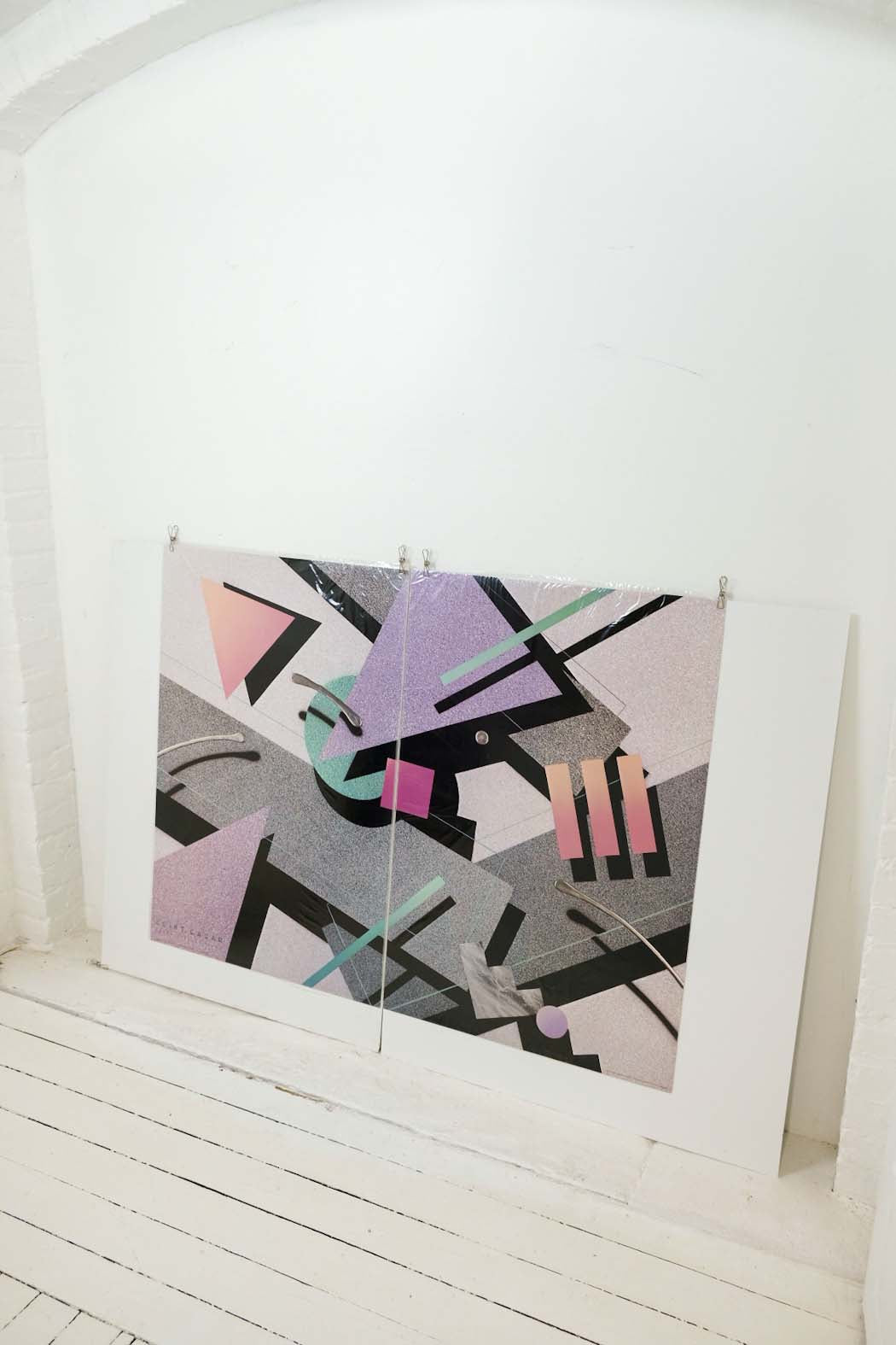 Clint Eagar Front Line Graphics Diptych Print – renewfinds