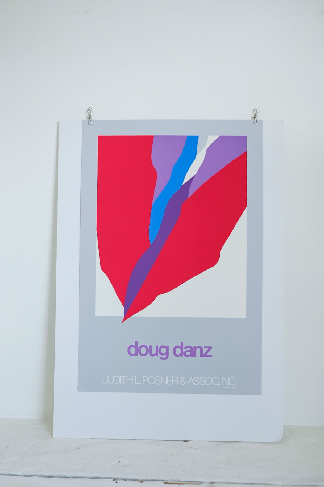 Doug Danz 1981 Abstract Art Print – renewfinds