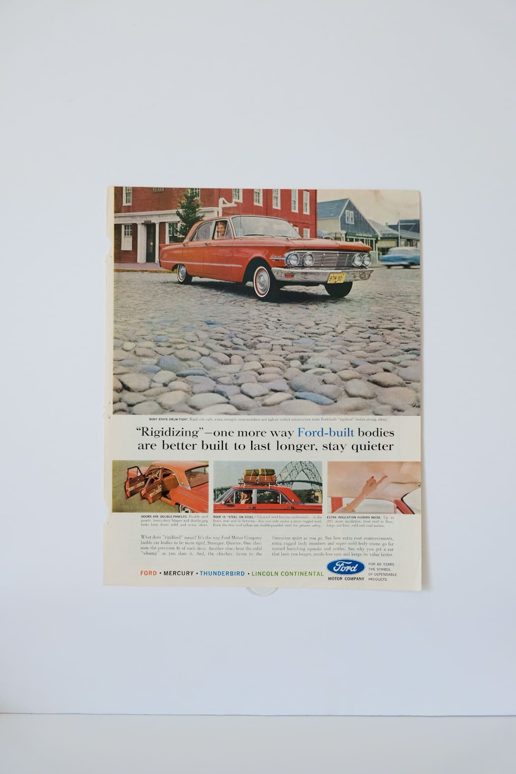 Ford Rigidizing Cars 1963 Print Ad – renewfinds
