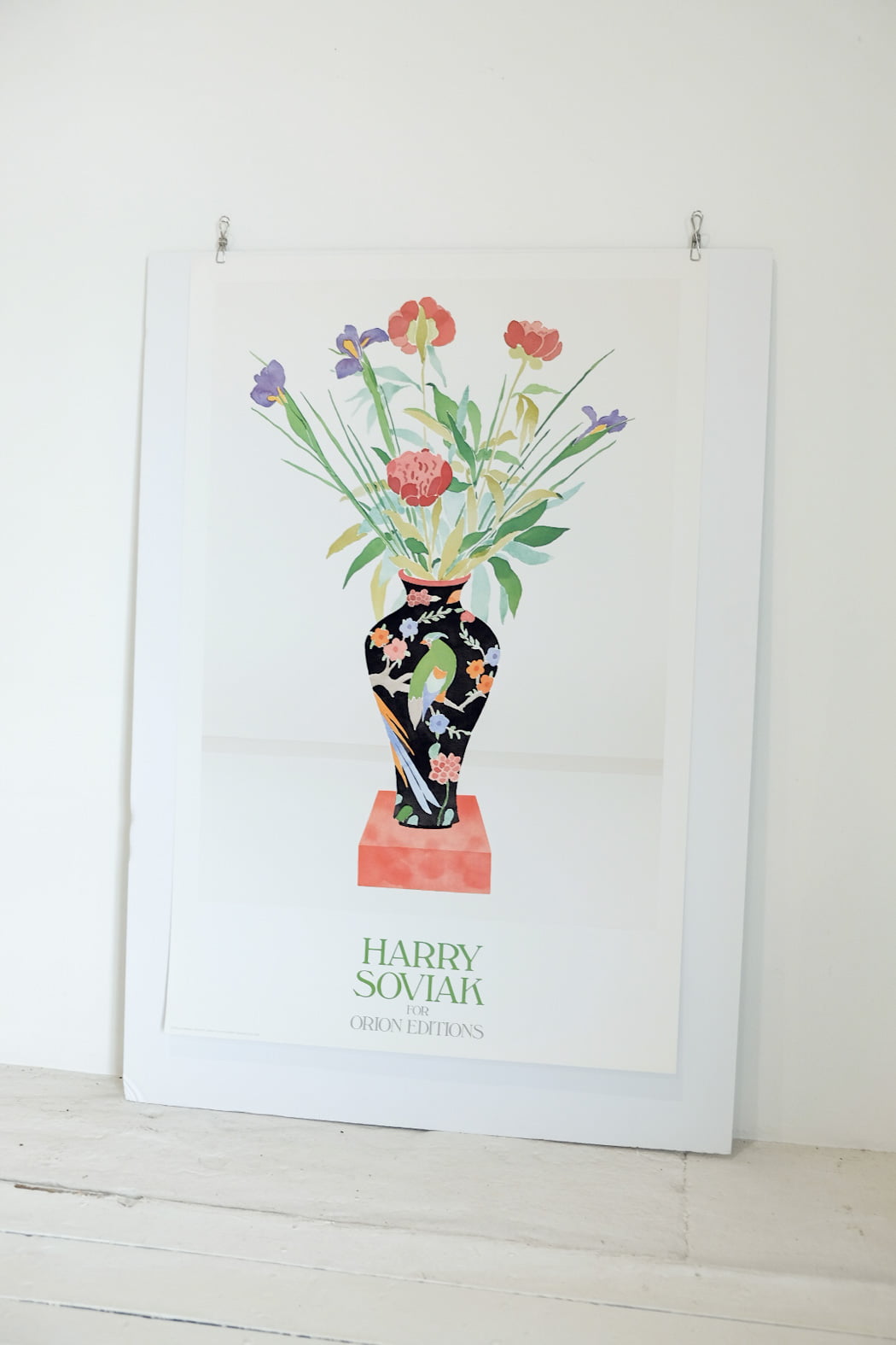 Harry Soviak "Flowers & Vase" 1979 Lithograph – renewfinds